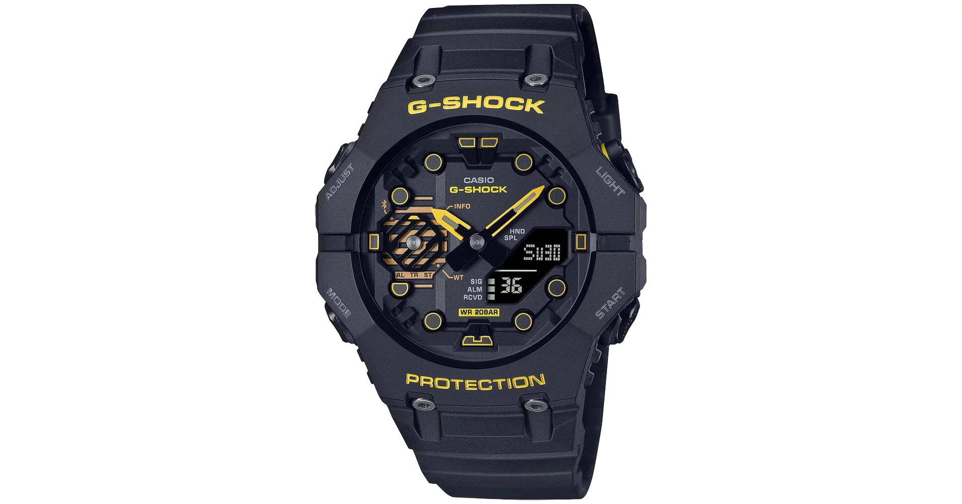 Casio férfi óra - GA-B001CY-1AER - G-Shock Carbon Core Guard Caution ...