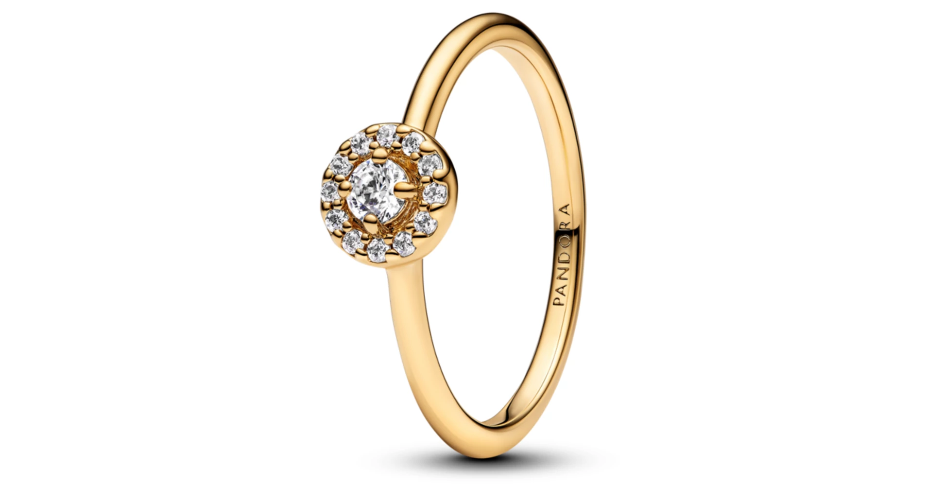 Pandora Arany pavé glória gyűrű - 163554C01-48 - Pandora gyűrűk