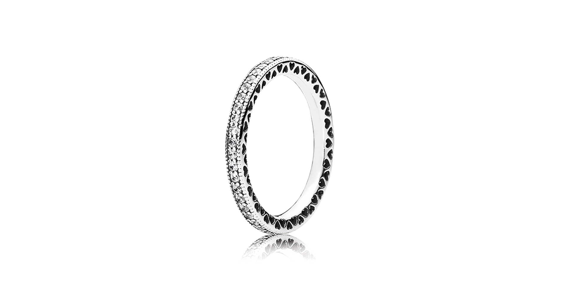 Pandora Pandora szíve gyűrű - 190963CZ - Pandora gyűrűk