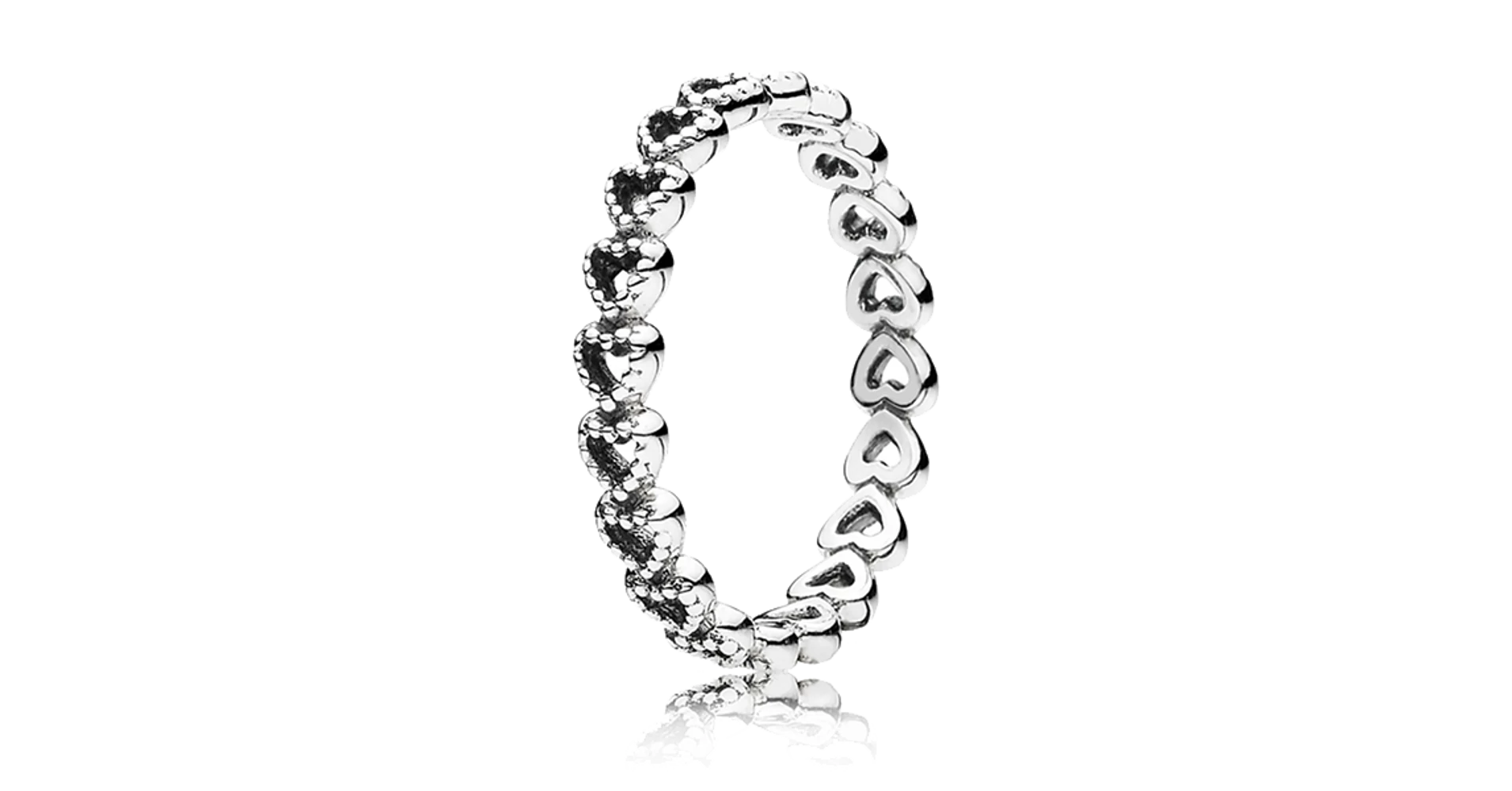 Pandora áttört szív gyűrű - 190980 - Pandora gyűrűk