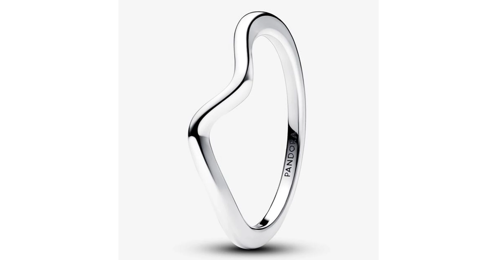 Pandora ezüst polírozott hullám gyűrű - 193095C00-48 - Pandora gyűrűk