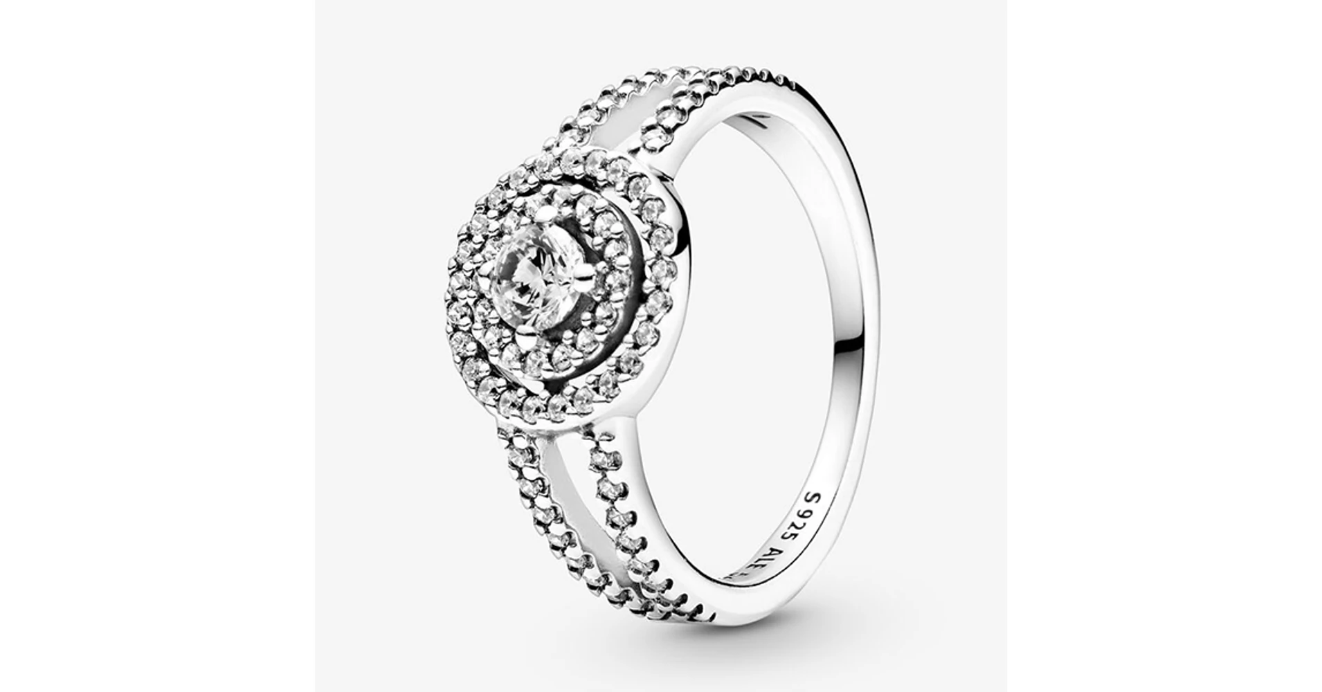 Pandora szikrázó dupla glória gyűrű - 199408C01-48 - Pandora gyűrűk