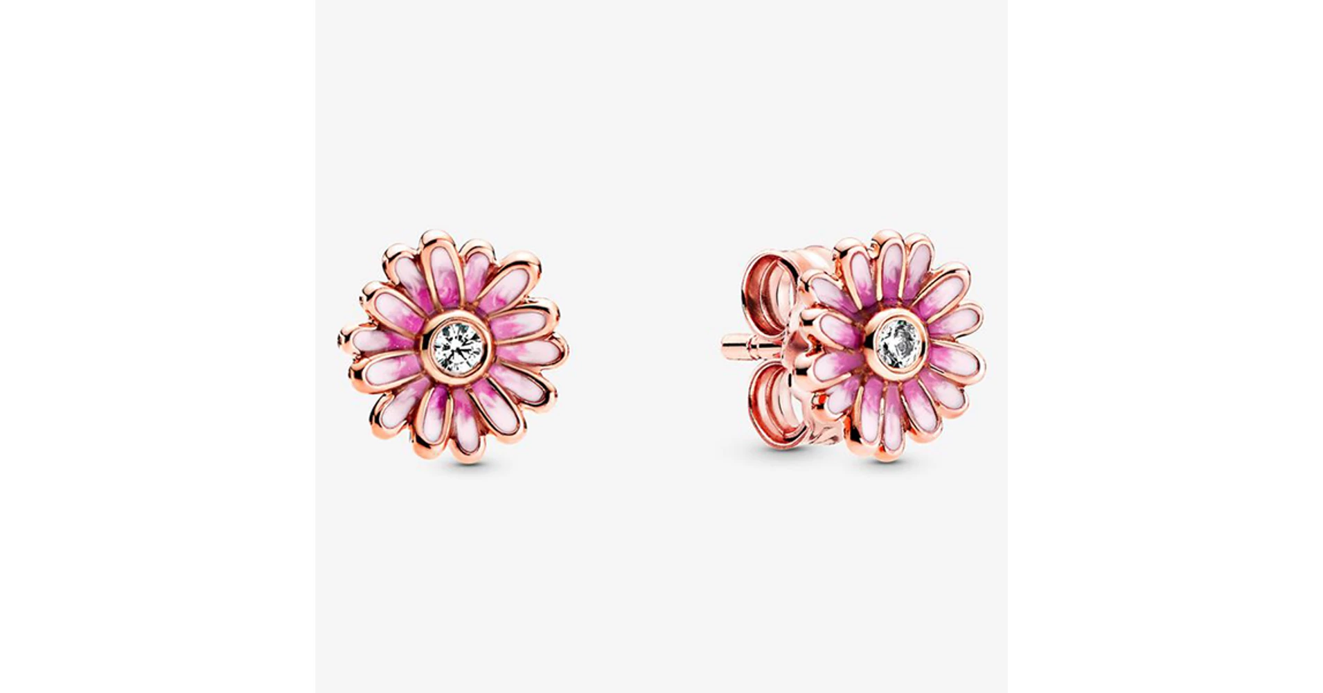 Pandora rózsaszín százszorszép fülbevaló - 288773C01 - Pandora fülbevalók