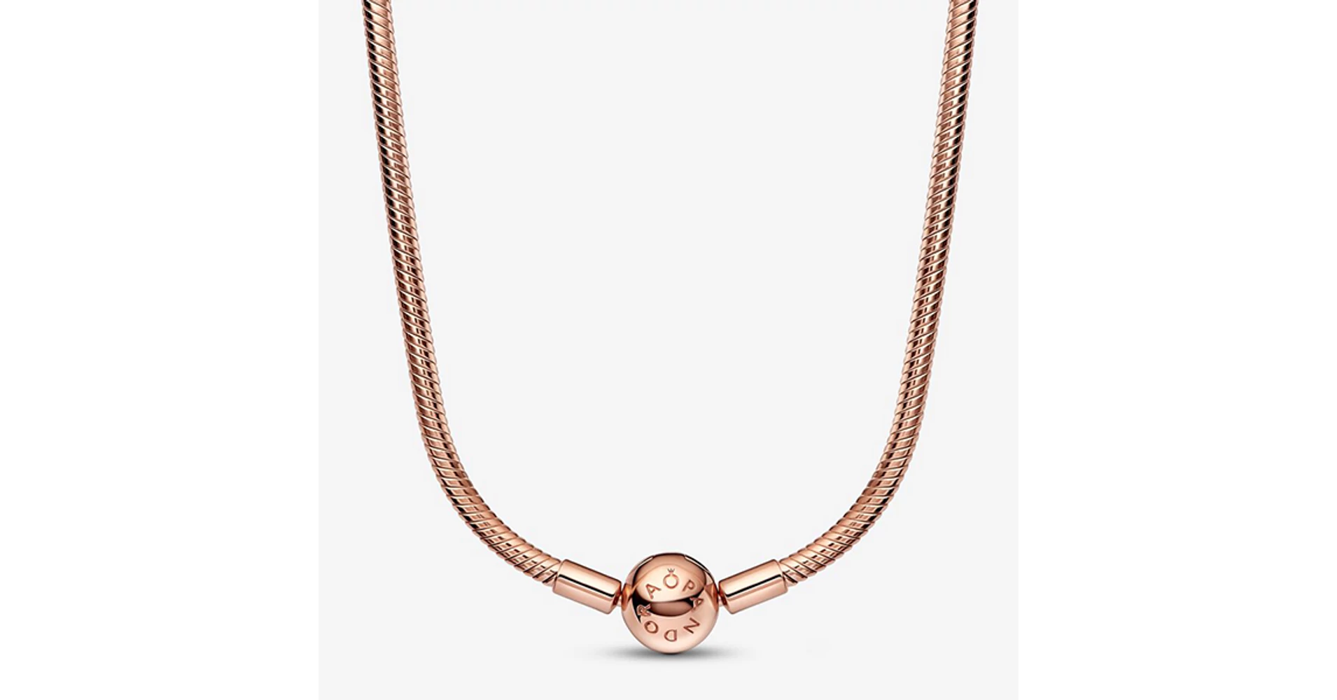 Pandora rozé arany Moments nyaklánc - 382234C00-40 - Pandora nyakláncok