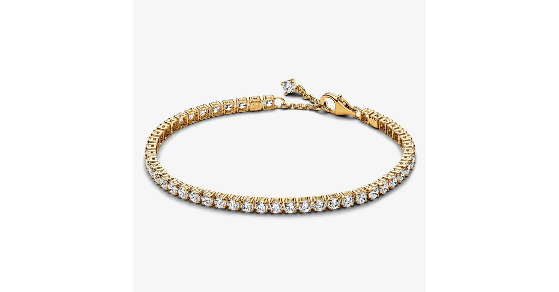 Pandora szikrázó arany teniszkarkötő - 561469C01-18 - Pandora karkötők