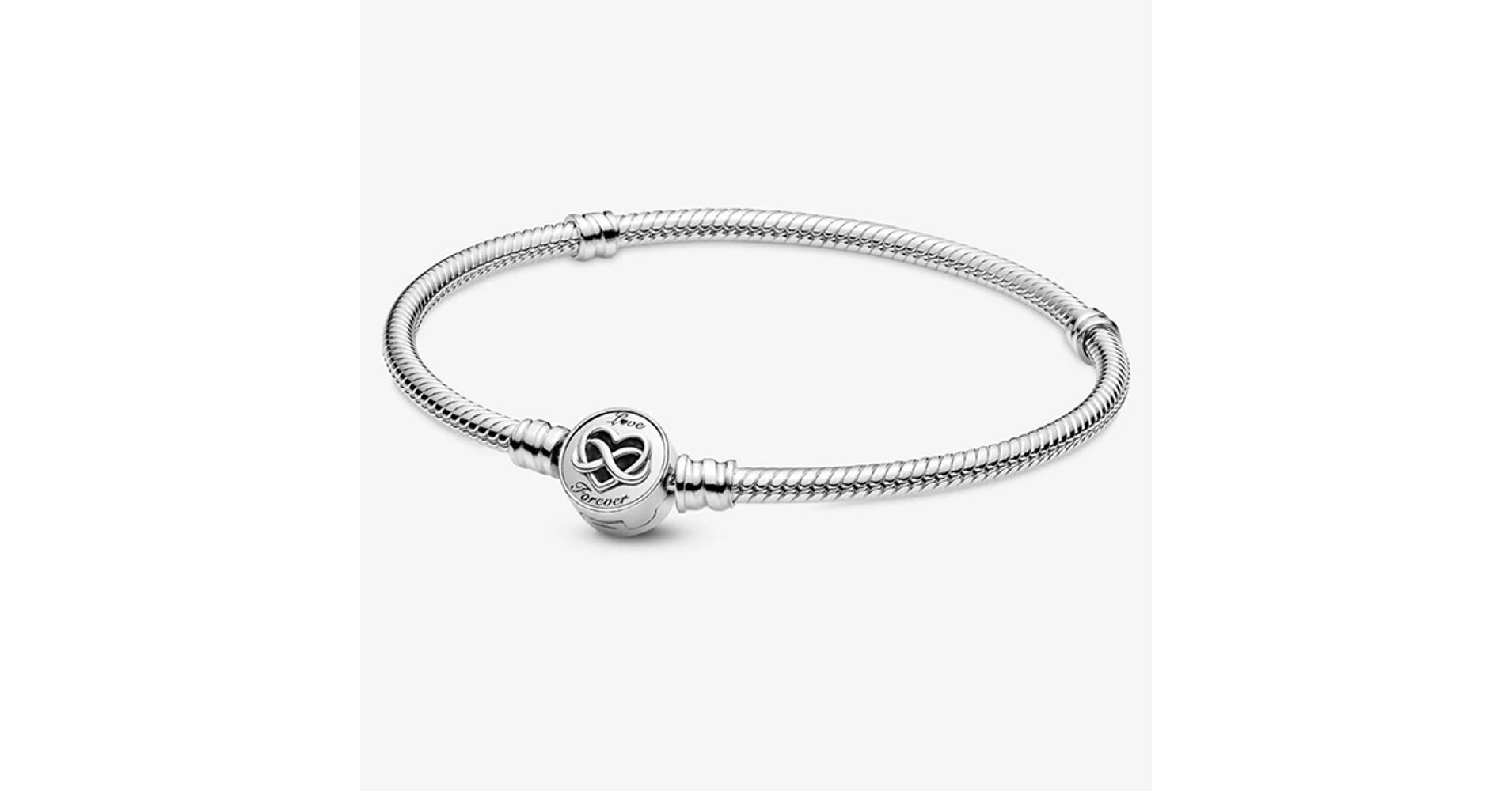 Pandora szív és végtelen kapcsos karkötő - 599365C00-21 - Pandora karkötők