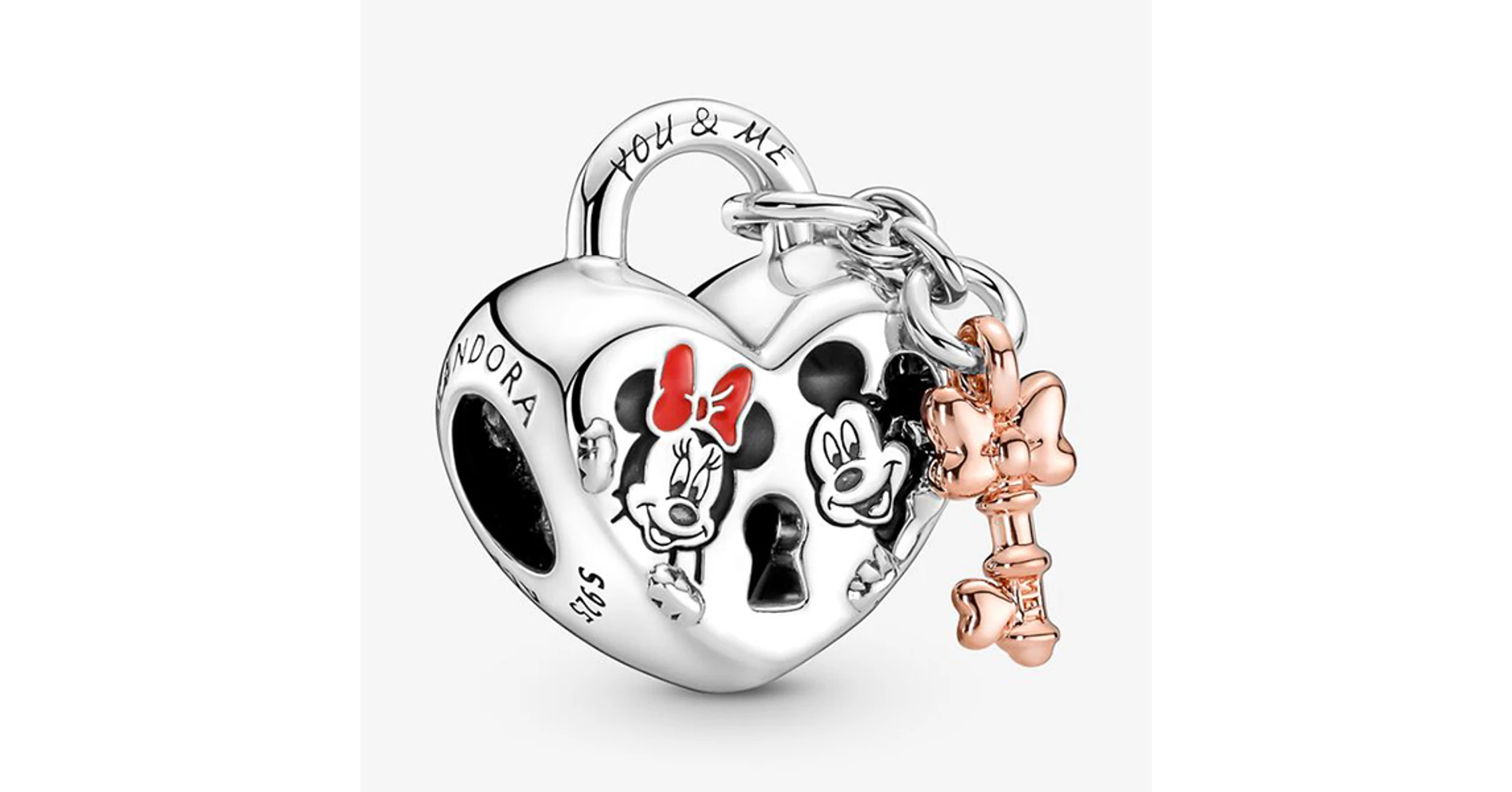 Pandora Disney Mickey egér és Minnie egér lakat charm - 780109C01 ...