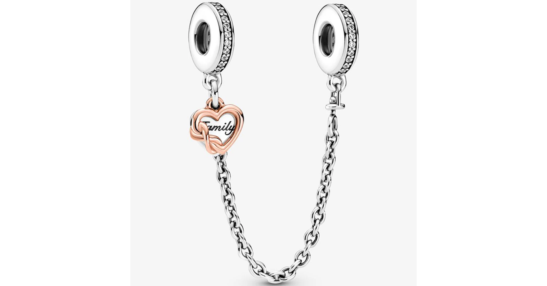 Pandora családi szív biztonsági lánc - 789541C01-05 - Pandora ...