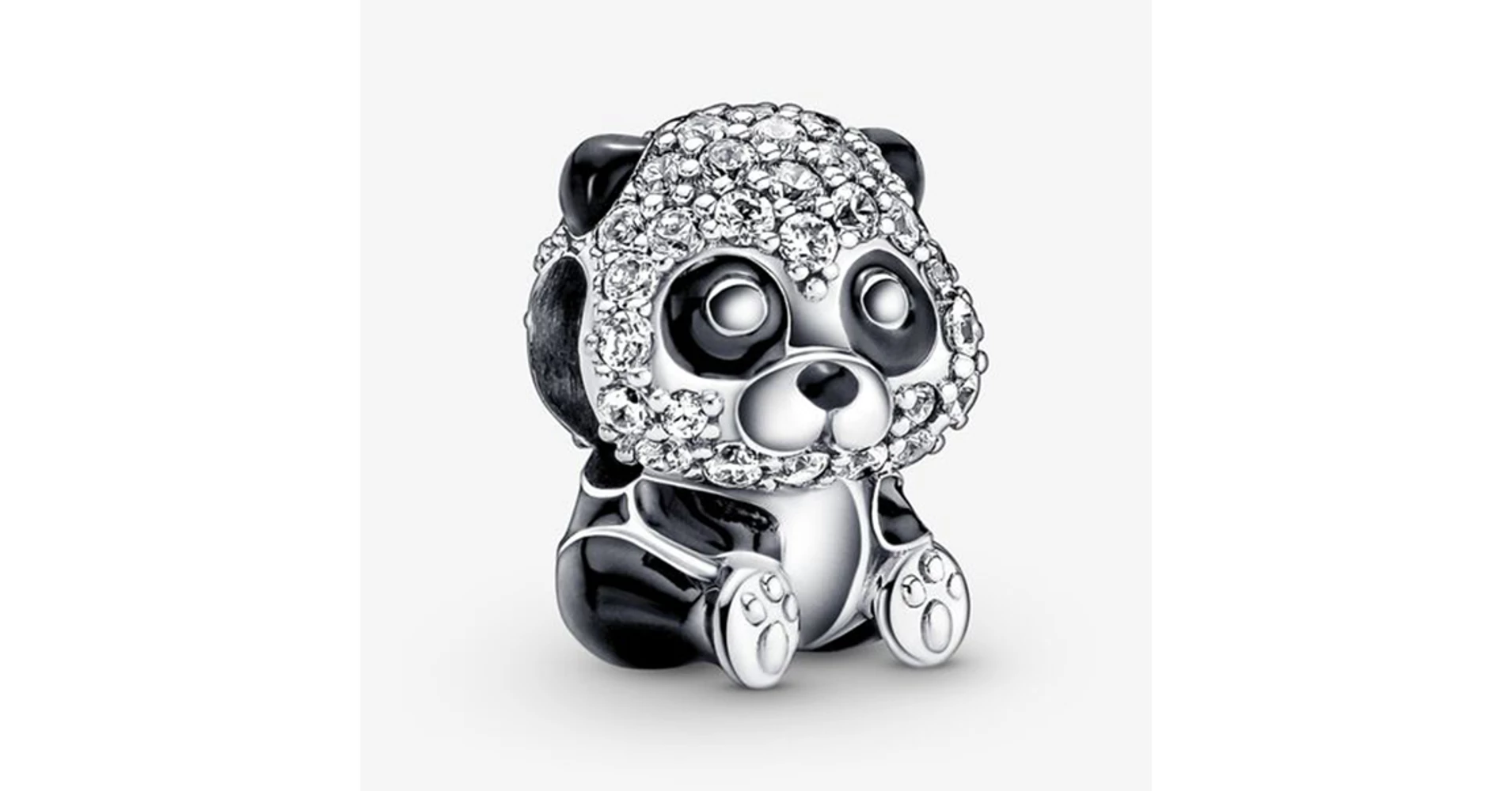 Pandora csillogó cuki panda charm - 790771C01 - Pandora charmok
