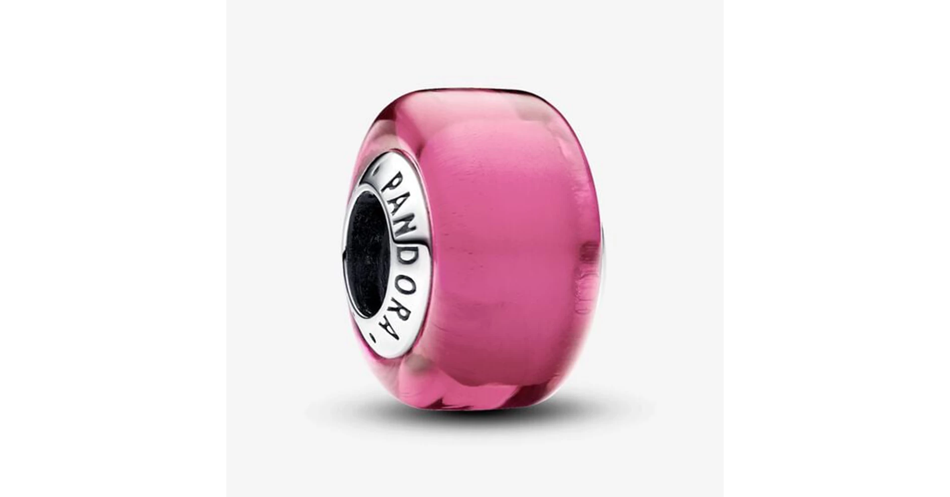 Pandora rózsaszín mini muránói üveg charm - 793107C00 - Pandora charmok