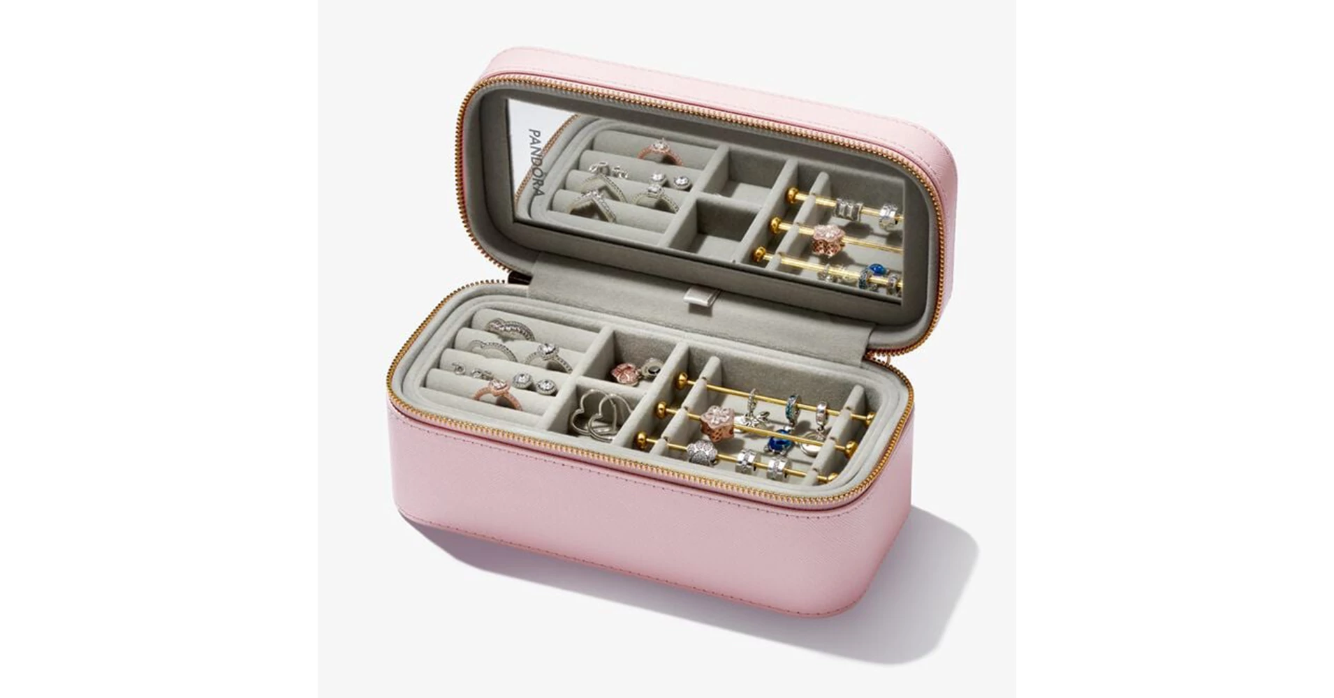 Pandora rózsaszín ékszertartó doboz - A008 - Ékszertartók