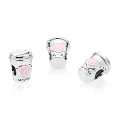 Pandora kávé elvitelre charm - 797185EN160 - Pandora charmok