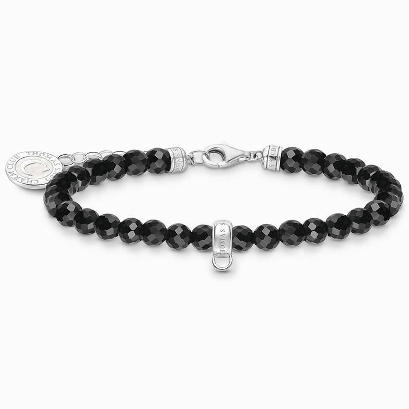 Thomas Sabo Charmista ónix karkötő - A2141-130-11-L19V - Thomas Sabo ...