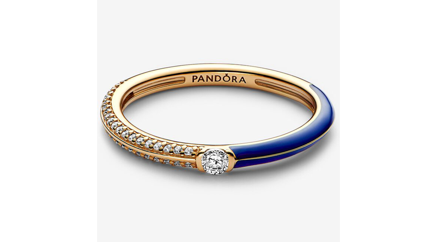 Pandora Me pavé & kék gyűrű - 162528C01-50 - Pandora gyűrűk