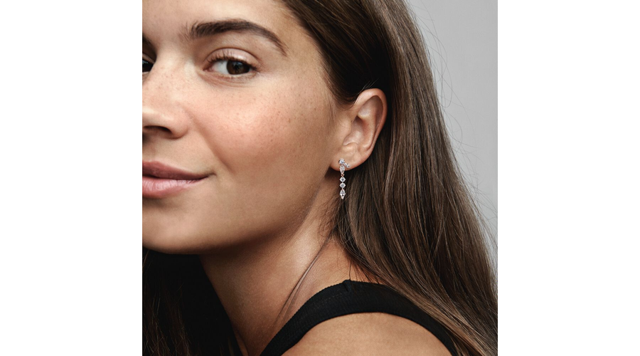 Pandora rozé csillogó Herbárium fülbevaló - 282404C01 - Pandora fülbevalók