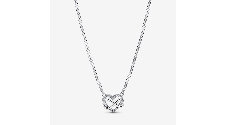 Pandora szikrázó végtelen & szív nyaklánc - 392666C01-50 - Pandora ...