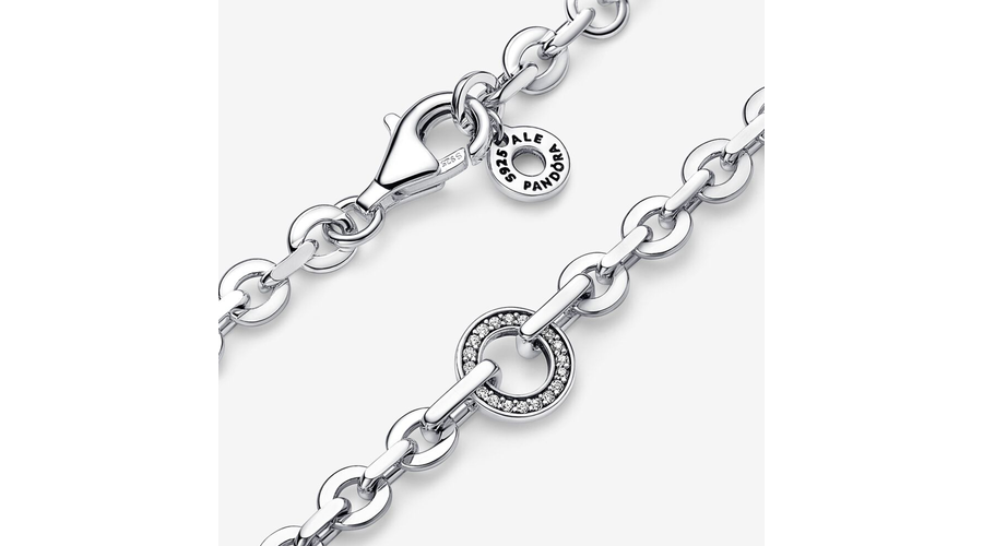 Pandora Signature Pavé ezüst karlánc - 592777C01-16 - Pandora karkötők