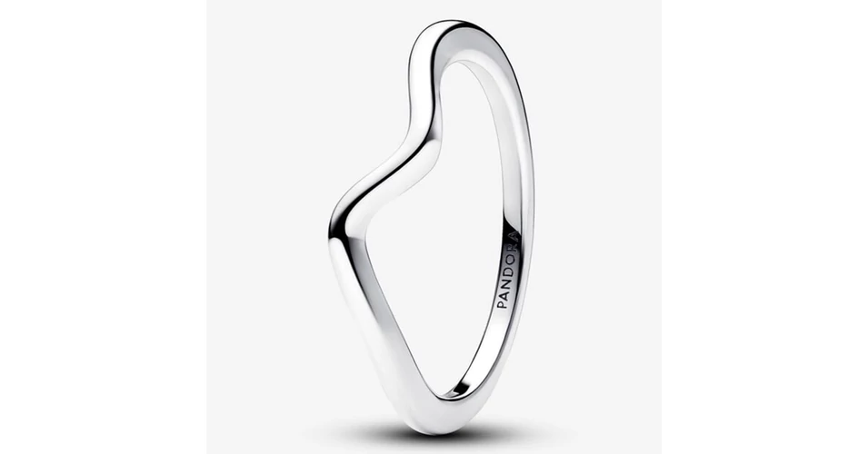 Pandora ezüst polírozott hullám gyűrű - 193095C00-48 - Pandora gyűrűk