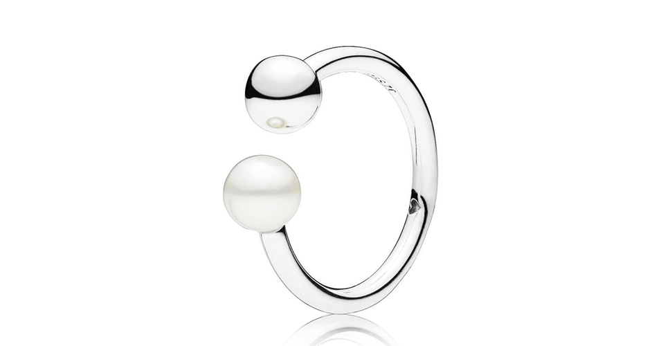 Pandora kortárs gyöngy gyűrű - 197573P - Pandora gyűrűk