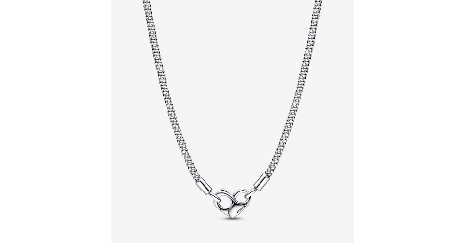 Pandora Moments szív & végtelen szegecselt nyaklánc - 392451C00-45 ...