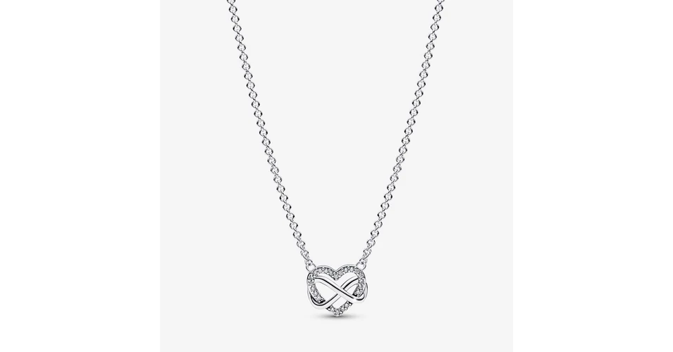 Pandora szikrázó végtelen & szív nyaklánc - 392666C01-50 - Pandora ...