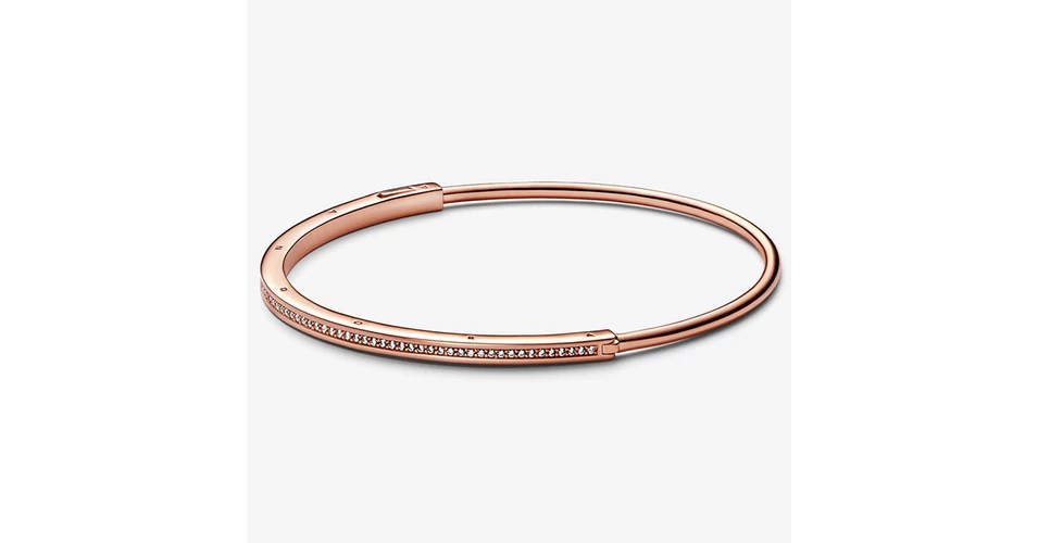 Pandora rozé Signature I-D karperec - 582313C01-1 - Pandora karkötők