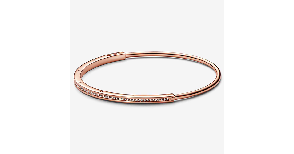 Pandora rozé Signature I-D karperec - 582313C01-1 - Pandora karkötők