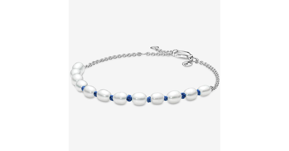 Pandora édesvízben tenyésztett gyöngyös karlánc - 591689C01-20 ...