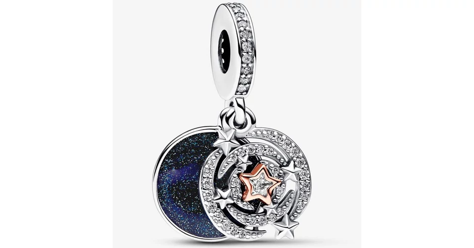 Pandora kéttónusú hullócsillag függő - 782975C01 - Pandora charmok