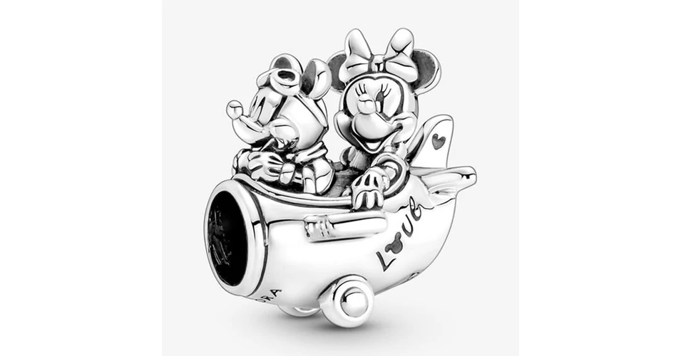 Pandora Disney Mickey egér és Minnie egér repülő charm - 790108C00 ...