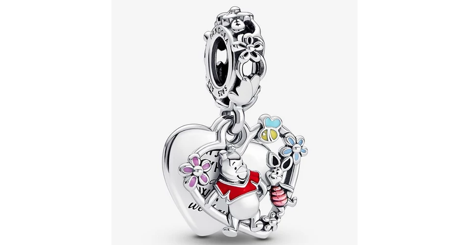 Pandora Disney Micimackó szív függő - 792214C01 - Pandora charmok