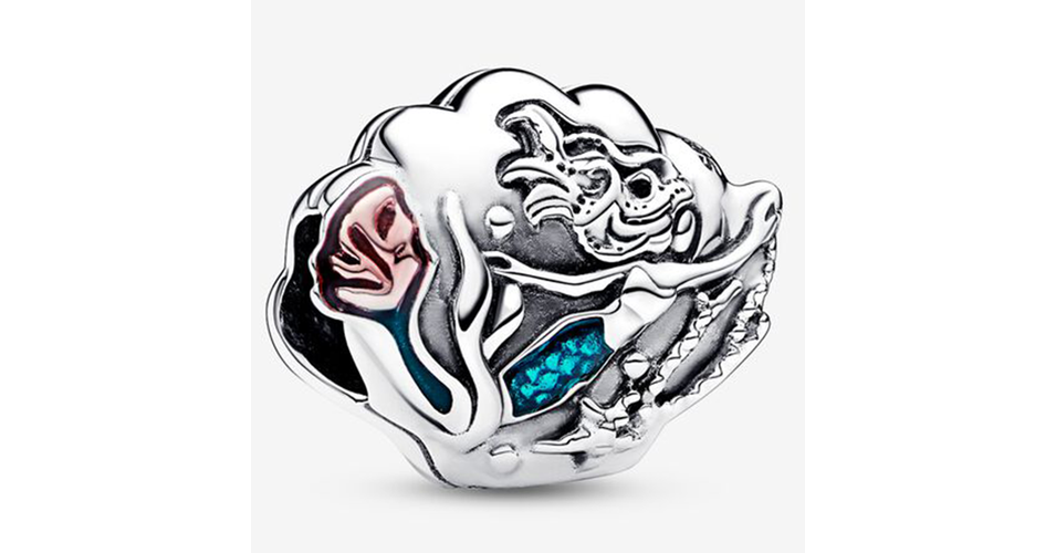 Pandora Disney Kis Hableány kagyló charm - 792687C01 - Pandora charmok