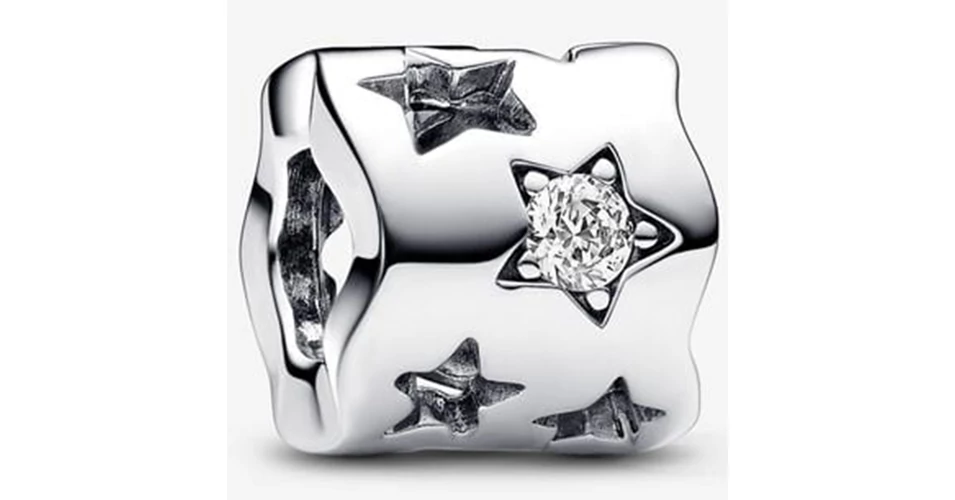 Pandora áttört szikrázó csillagok charm - 792827C01 - Pandora charmok