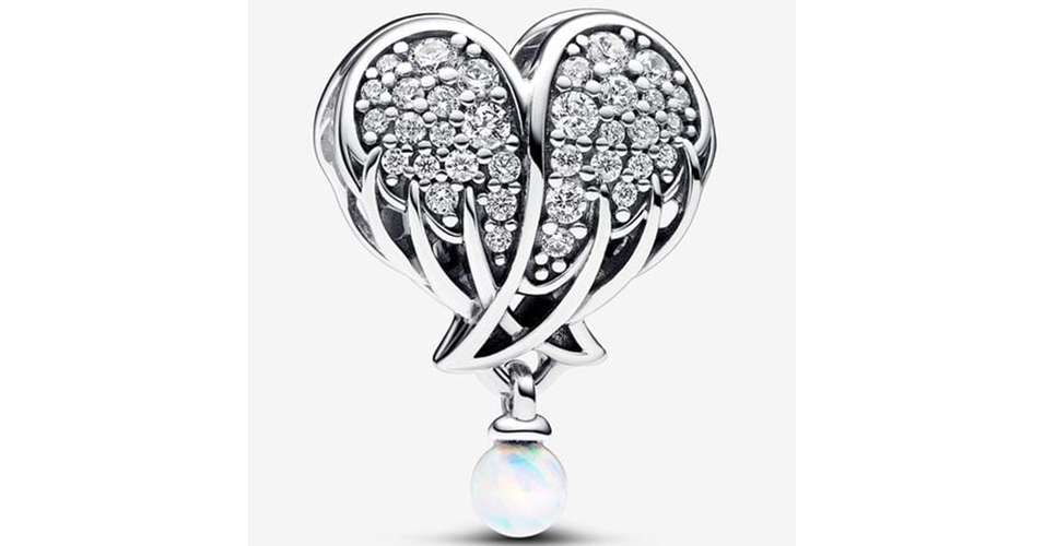 Pandora szikrázó angyalszárnyak charm - 792980C01 - Pandora charmok