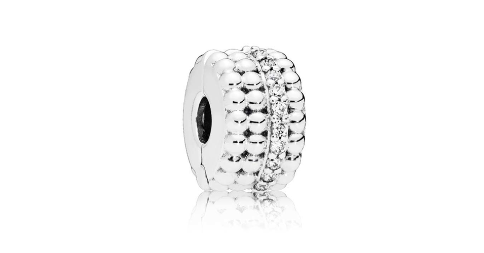 Pandora gyöngyös elegancia klip - 797520CZ - Pandora klipek