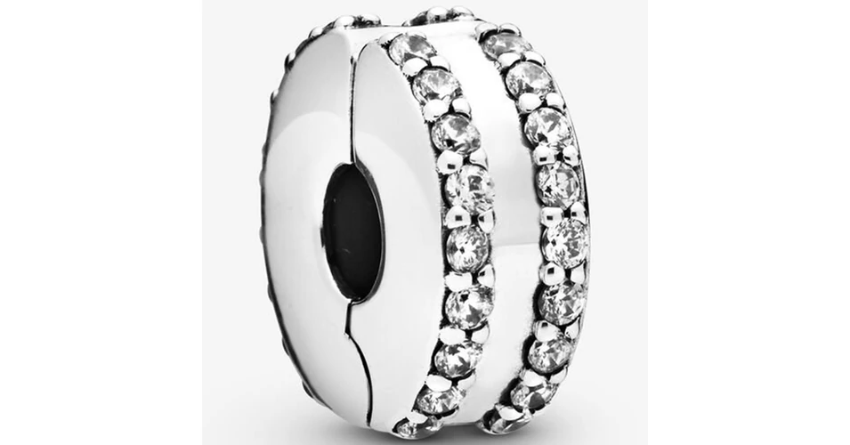 Pandora duplasoros pavé klip - 798422C01 - Pandora klipek