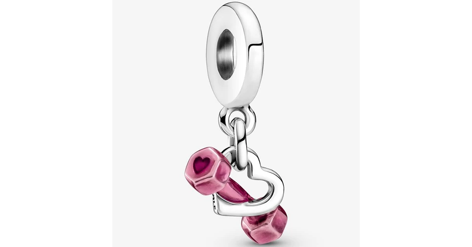 Pandora sulyzó és szív függő - 799545C01 - Pandora charmok