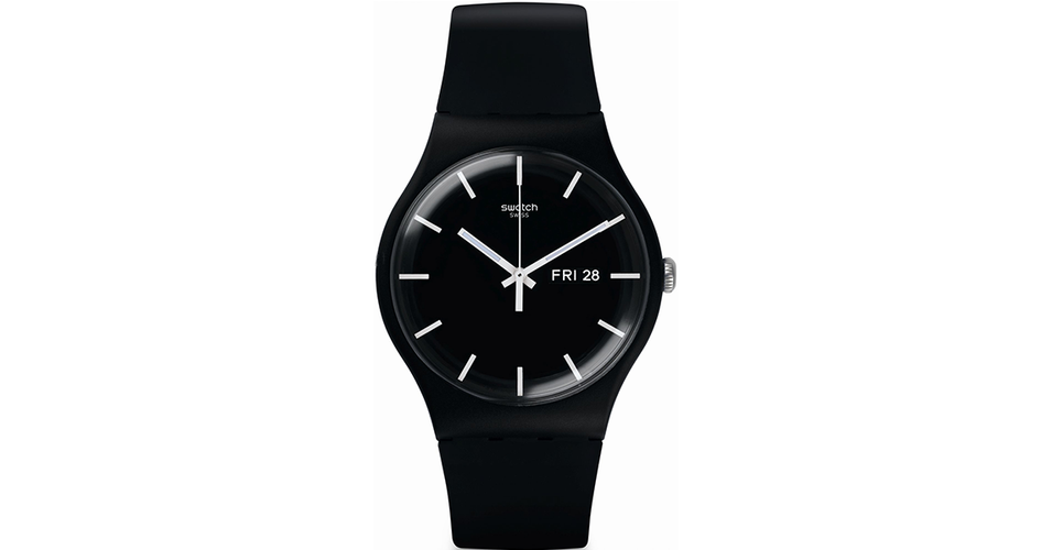 Swatch unisex óra - SO29B704 - Mono Black - Divat órák