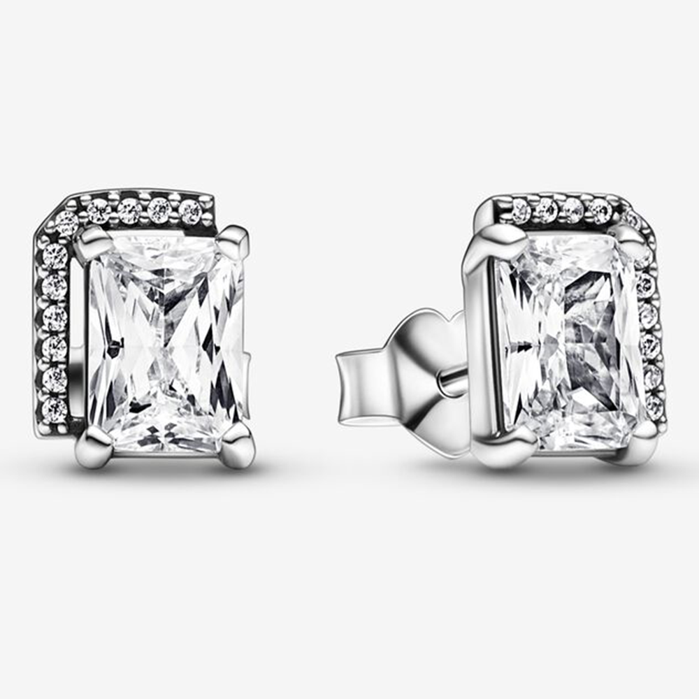 Pandora csillogó téglalap fülbevaló - 292380C01 - Pandora fülbevalók