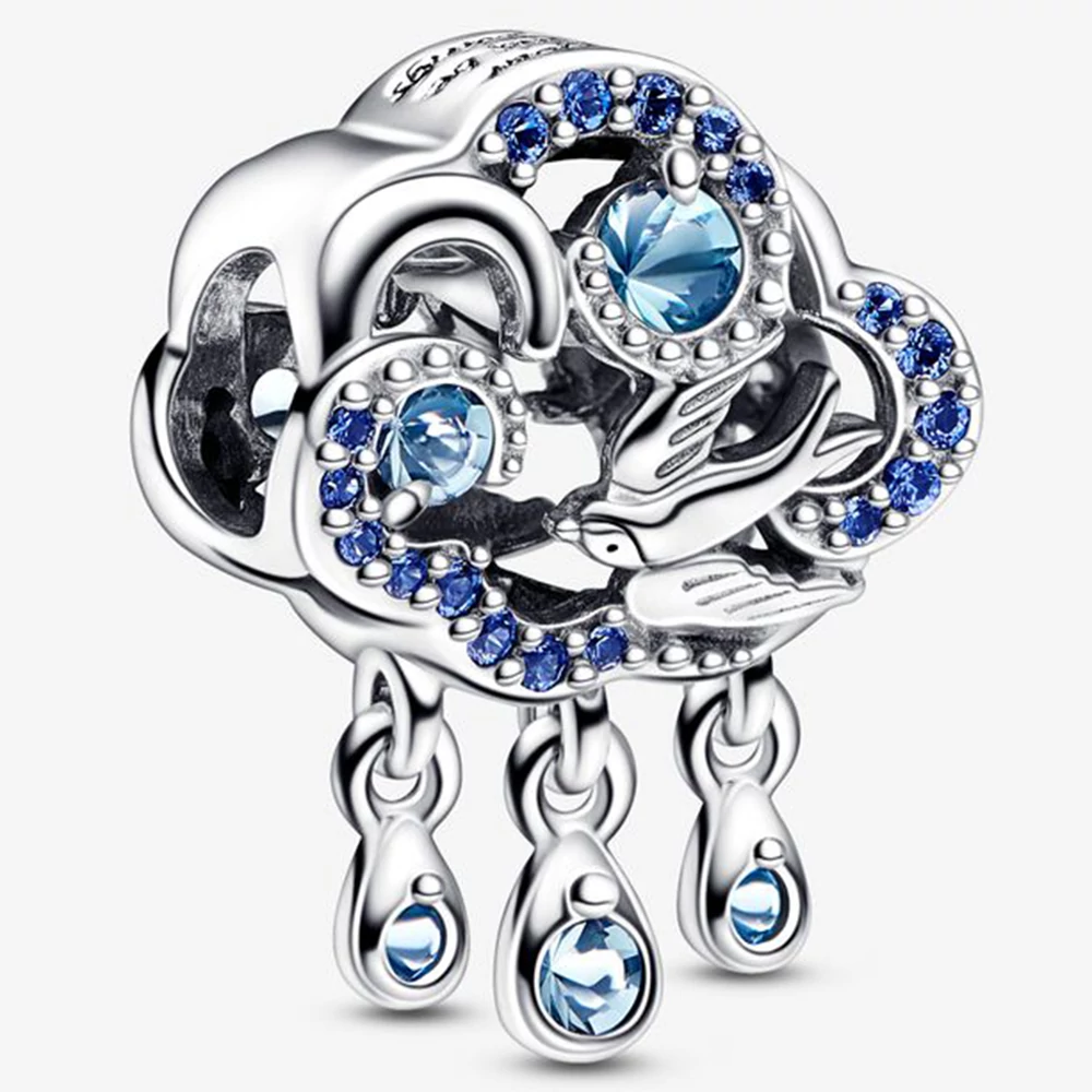 Pandora kék felhő & fecske charm - 792569C01 - Pandora charmok